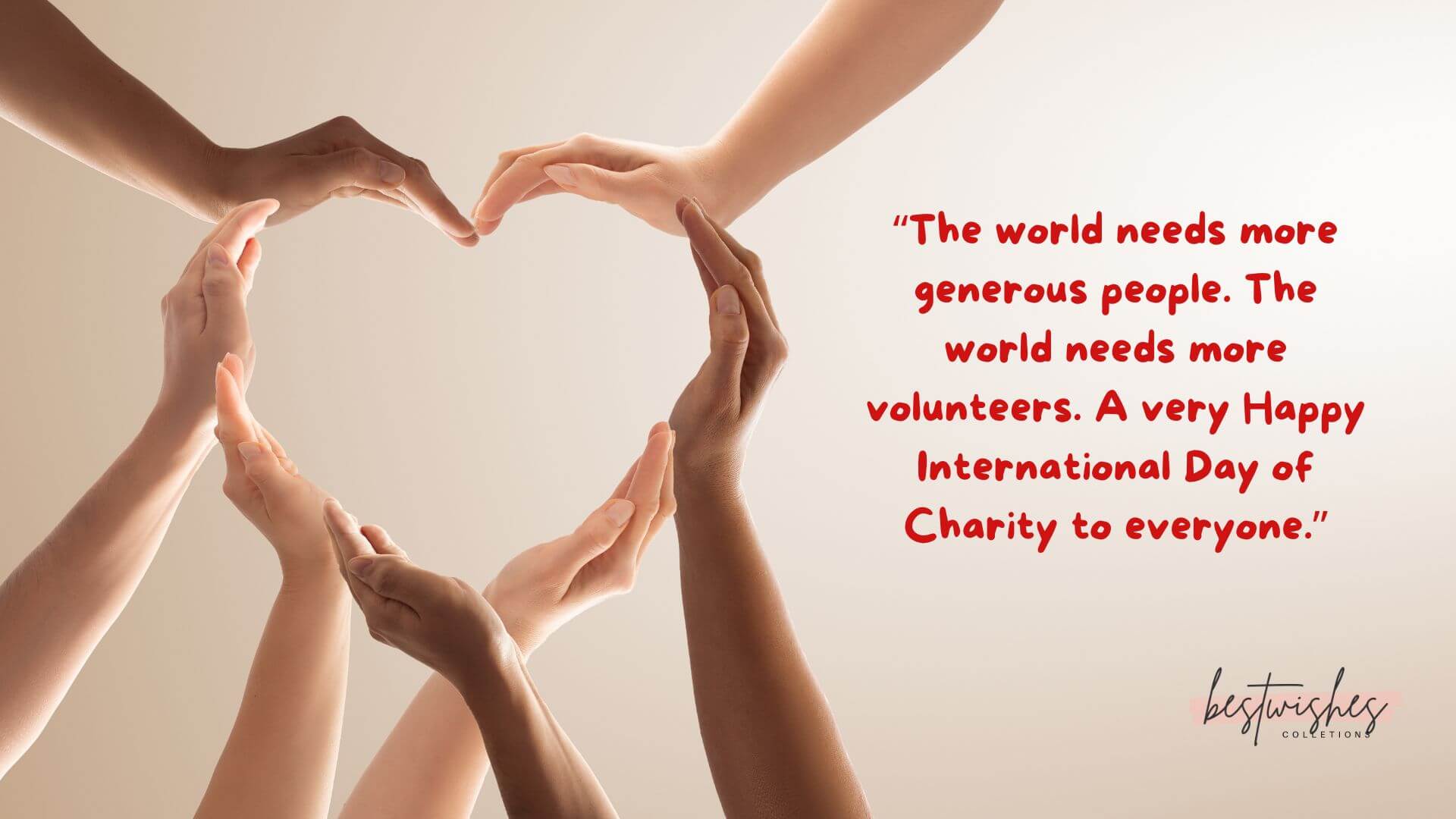 International Day Of Charity Wishes, Quotes, And Messages