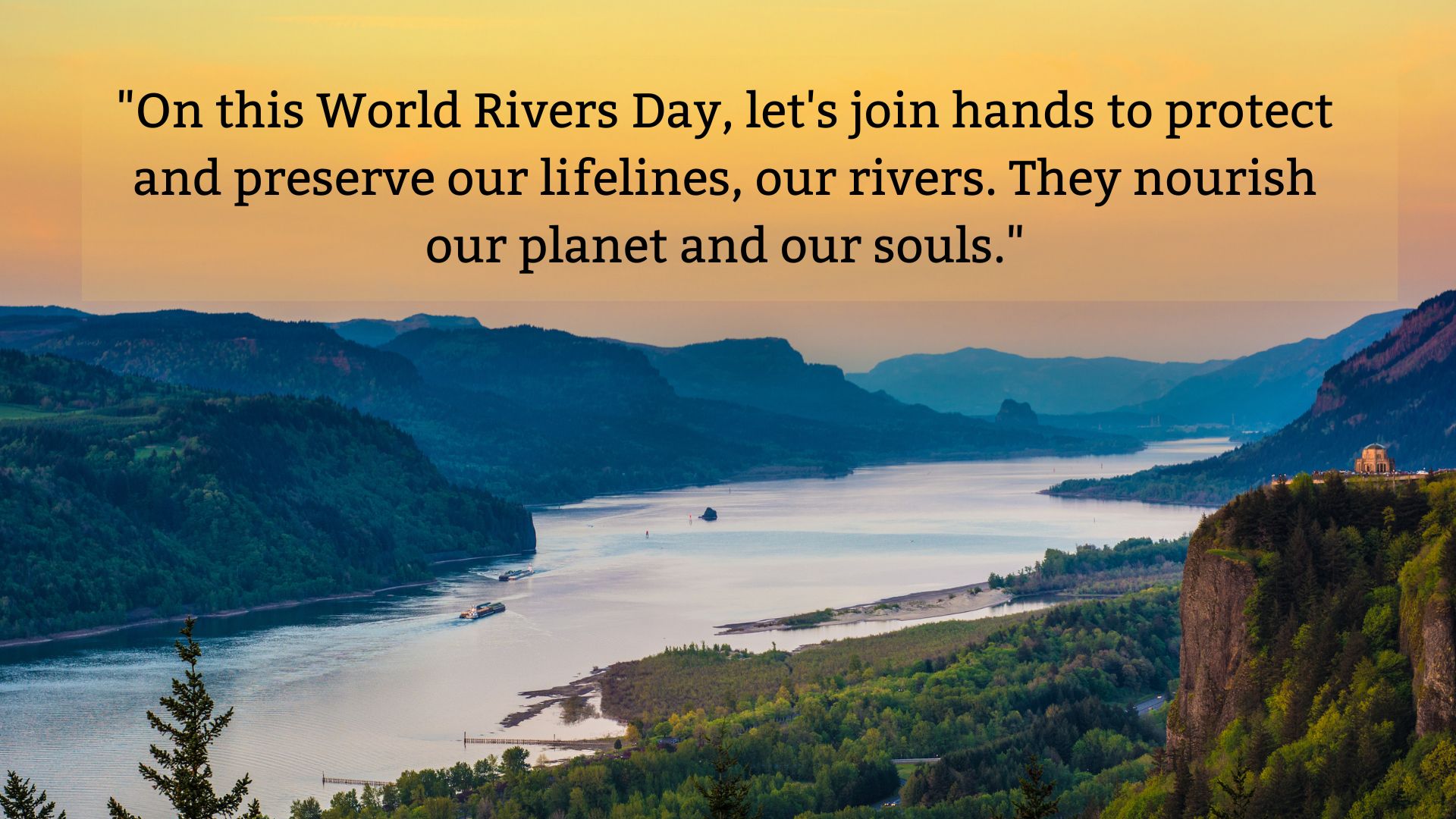 World Rivers Day Greeting Messages, Slogans and Quotes